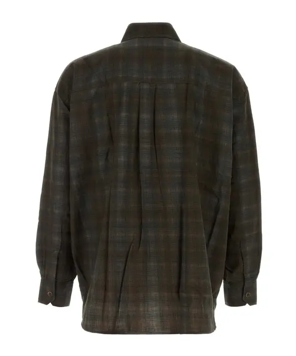 Our Legacy Checked Borrowed Shirt - No