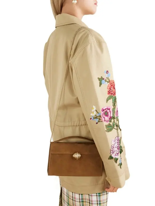 AQUAZZURA Bag Embellished With Gold Buckle Details