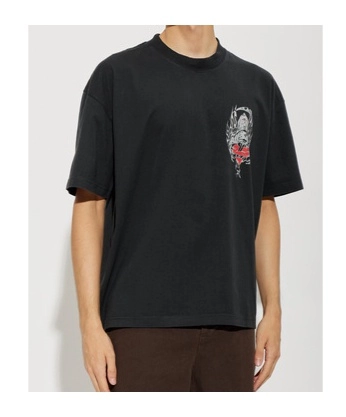 ALLSAINTS Skull Heart Graphic Short Sleeve T-shirt
