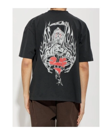 ALLSAINTS Skull Heart Graphic Short Sleeve T-shirt