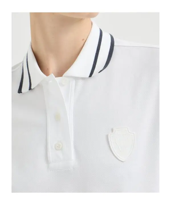 Brunello Cucinelli Stretch-cotton Piqué Polo Shirt With Logo