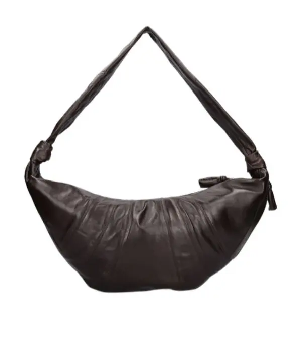 LEMAIRE Longstrap Crescent Bag - Black