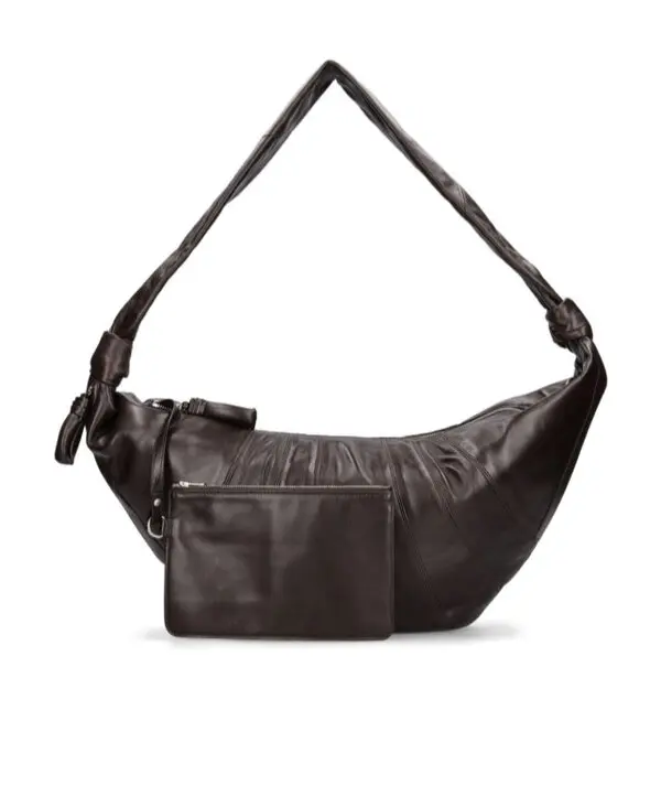 LEMAIRE Longstrap Crescent Bag - Black