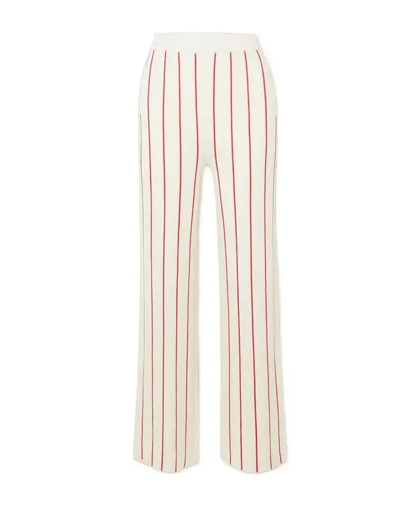 Perfect Moment Slalom Striped Merino Wool Leggings