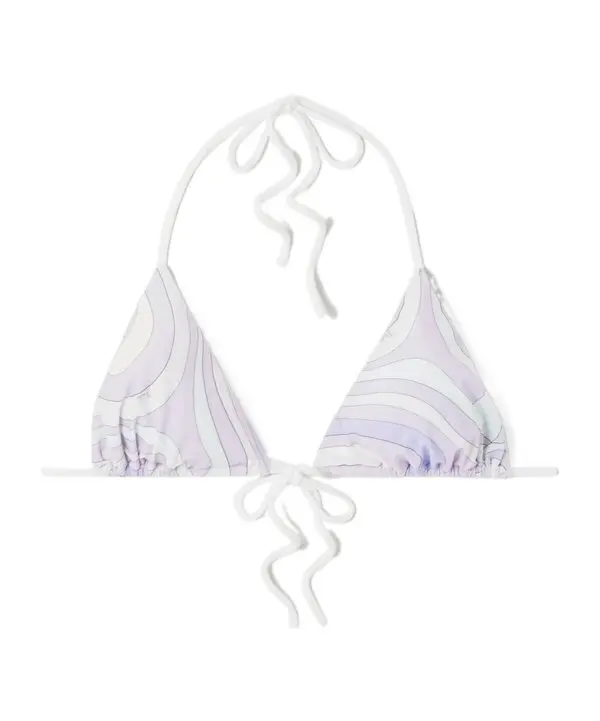 Emilio Pucci Printed Stretch-polyamide Bikini - No