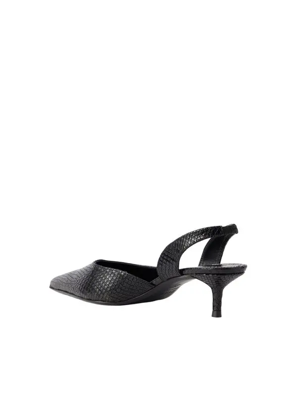 Staud Snakeprint Highheeled Shoes