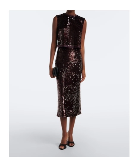 Simkhai Nikki Sequined Midi Skirt