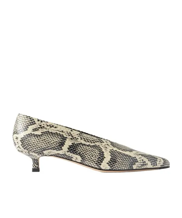 AeydĒ Snake-print High Heels