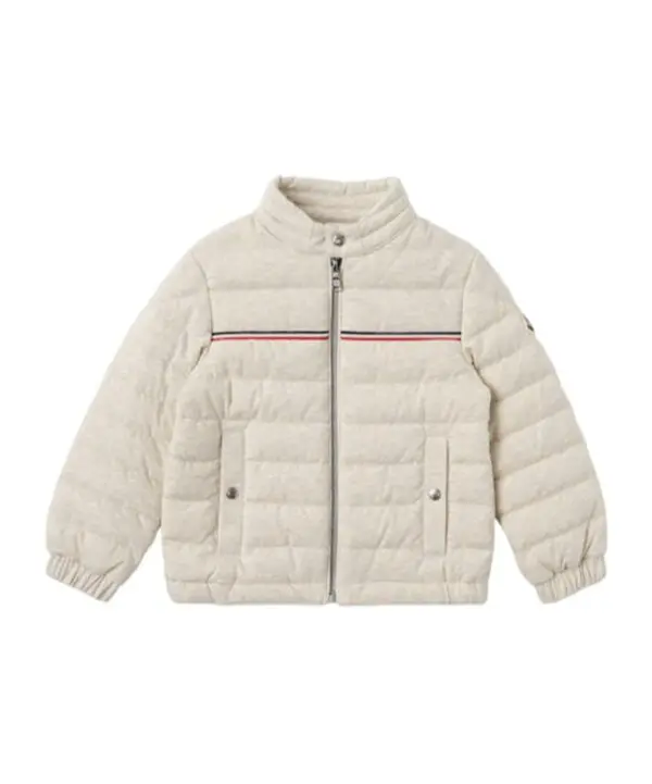 Moncler Lightweight Waterresistant Down Jacket - White