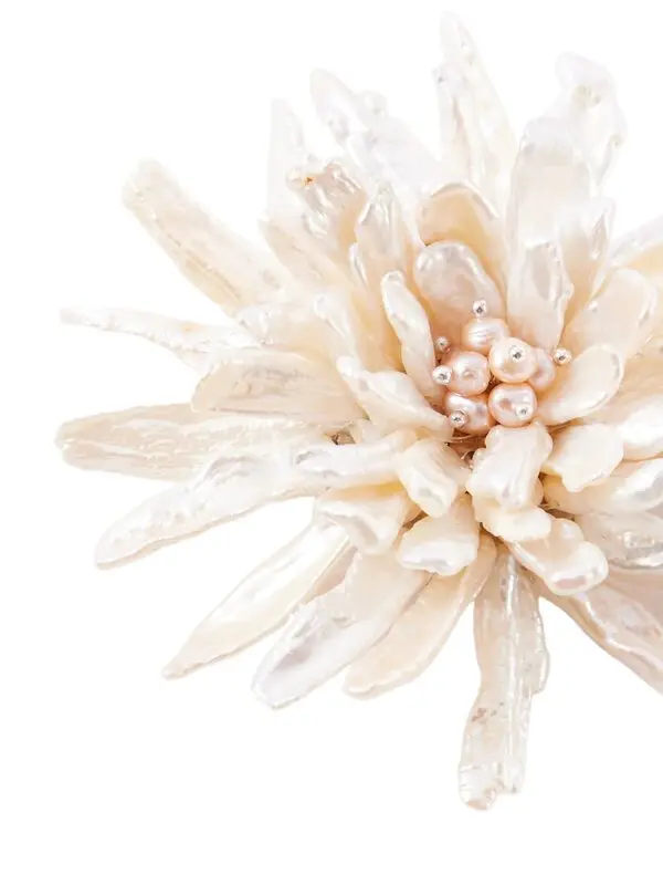 JENNIFER BEHR Brooch With Pearl And Crystal Accents