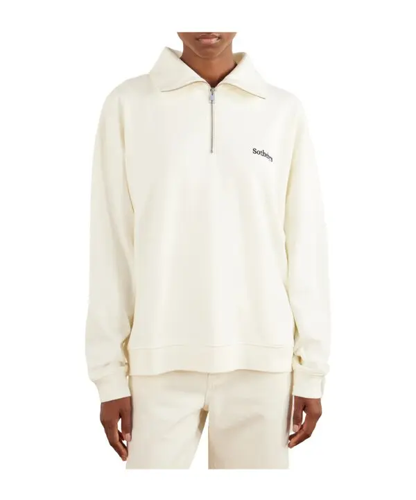 FRAME Cotton-jersey Half-zip Sweatshirt - No