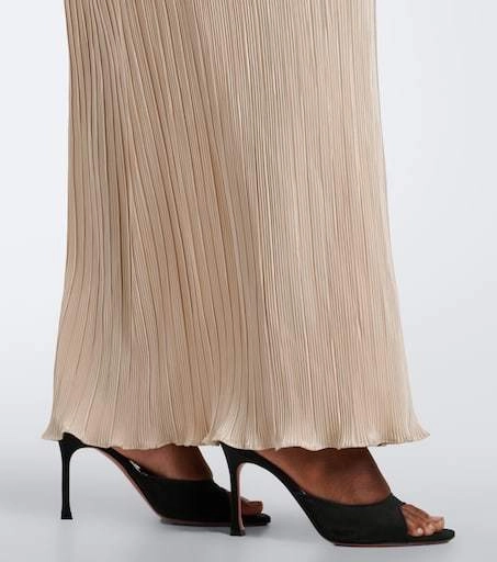 Simkhai Laia Plissé Bustier Dress