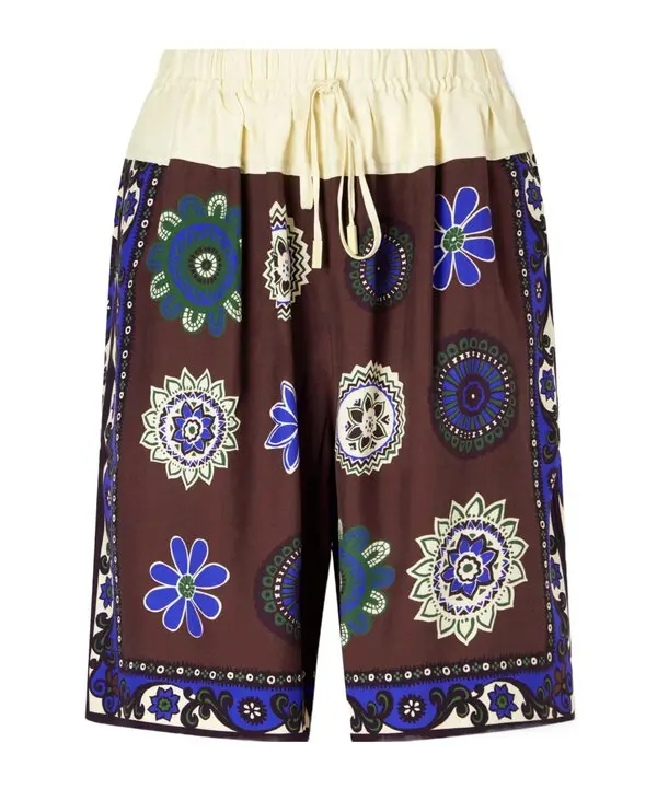 ALEMAIS Jasper Printed Drawstring Shorts