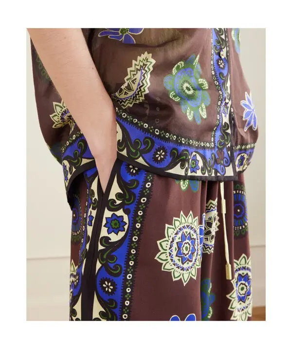 ALEMAIS Jasper Printed Drawstring Shorts