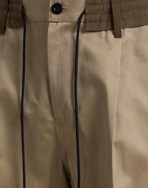 Sacai Wide Pants With Drawstring