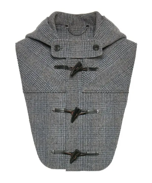 MAISON MARGIELA Checked Wool Cropped Vest