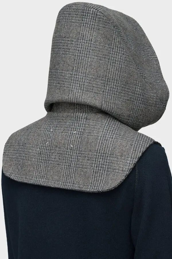 MAISON MARGIELA Checked Wool Cropped Vest