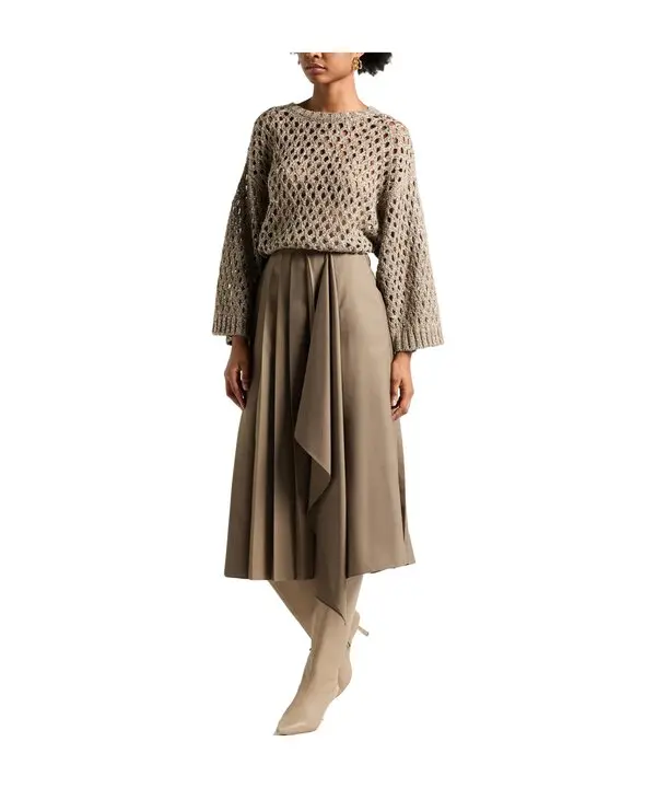 Brunello Cucinelli Solid-colored Knit Top