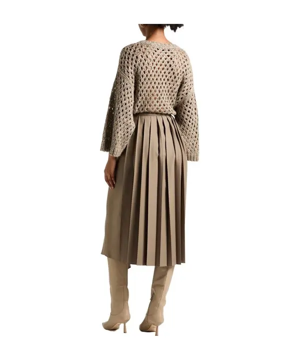 Brunello Cucinelli Solid-colored Knit Top