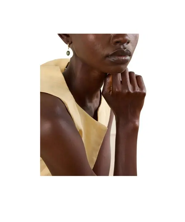 Assouline The Stone Pebble Gold-tone Crystal Earrings