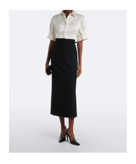 Simkhai Alvera Twill Midi Dress