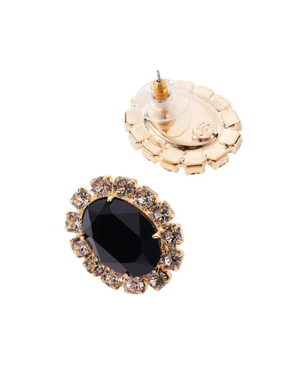 JENNIFER BEHR Crystal-embellished Gold-plated Earrings