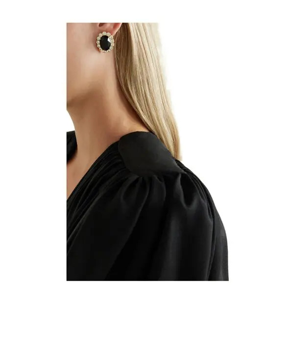 JENNIFER BEHR Crystal-embellished Gold-plated Earrings