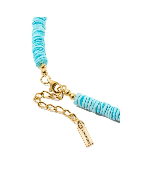 JENNIFER BEHR Gold-tone Crystal And Stone Necklace
