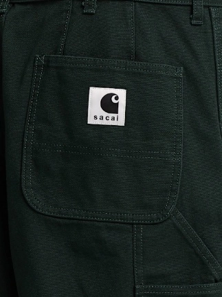 Sacai High-waisted Loose-fitting Pants