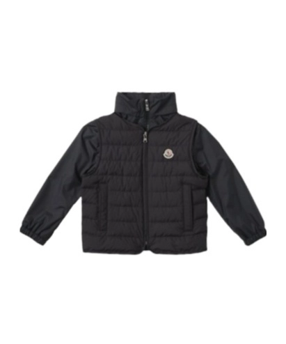 Moncler Solidcolor Longsleeve Jacket - Black
