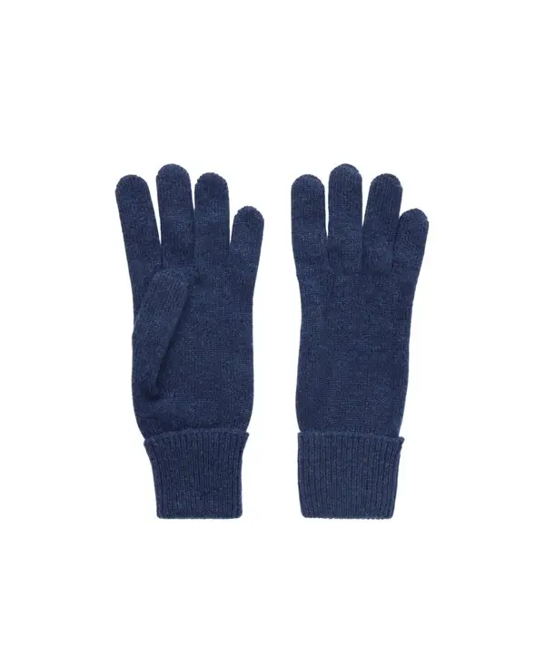 Johnstons Of Elgin Comfortable Warm Gloves - Blue