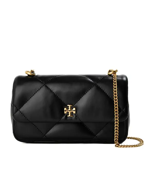 Tory Burch Kira Diamond Clutch Bag - Black
