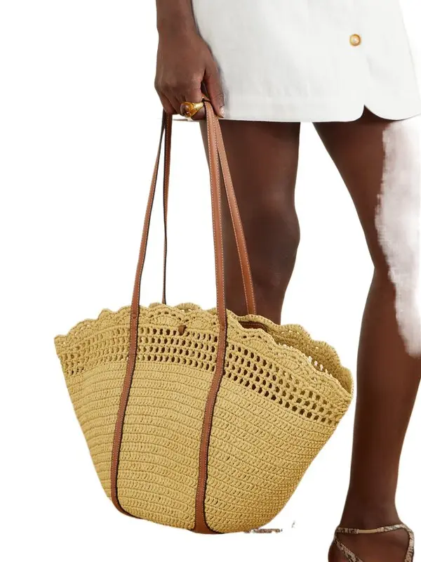 Ulla Johnson Curved Woven Handbag