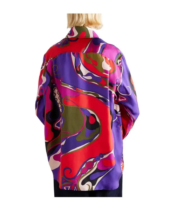 Emilio Pucci Printed Silk Shirt