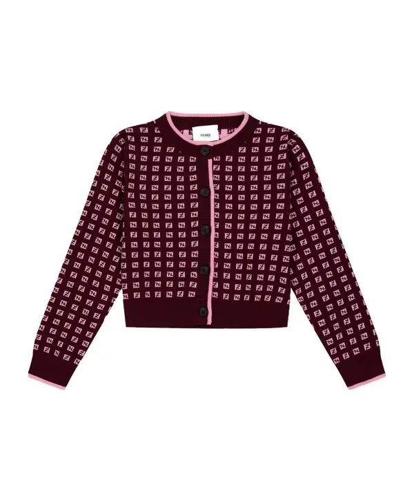 Fendi Structured Ff Cardigan