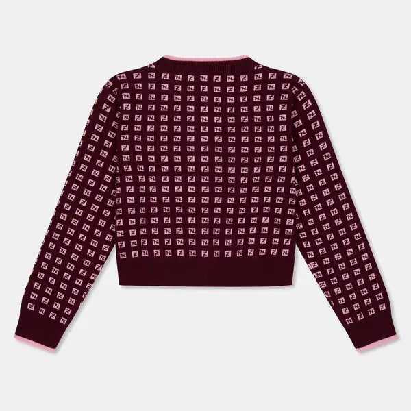 Fendi Structured Ff Cardigan