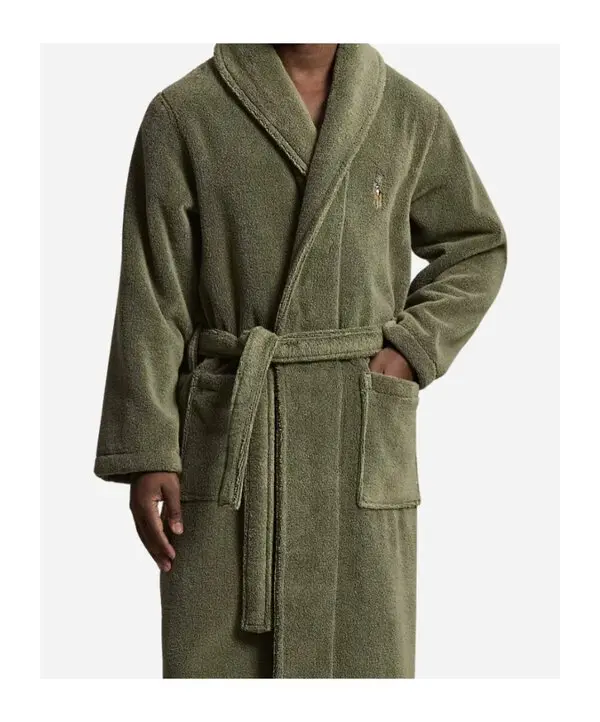 Polo Ralph Lauren Pony-embroidered Shawl-collar Robe
