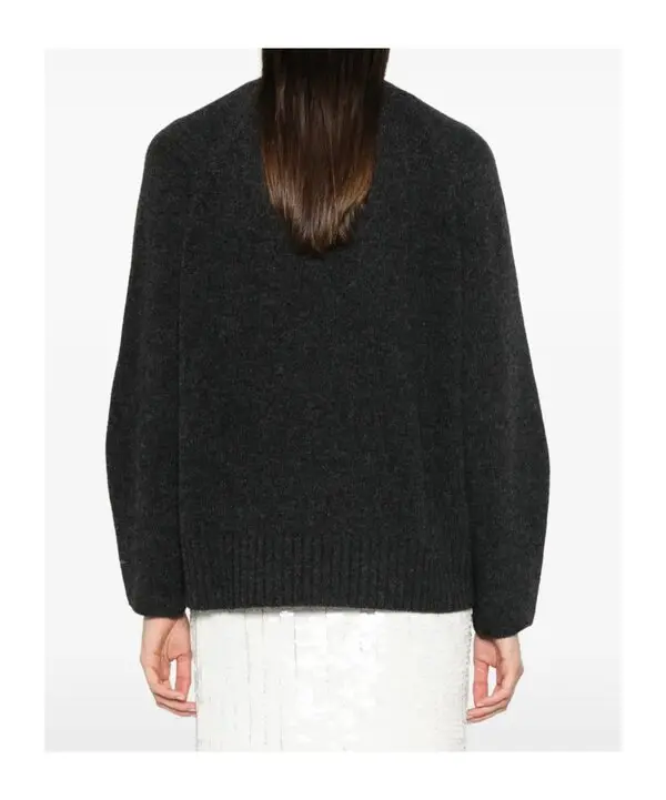 ERMANNO FIRENZE Bead-embellished Layered-effect Sweater