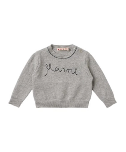 Marni Ribbedcollar Knit Sweater