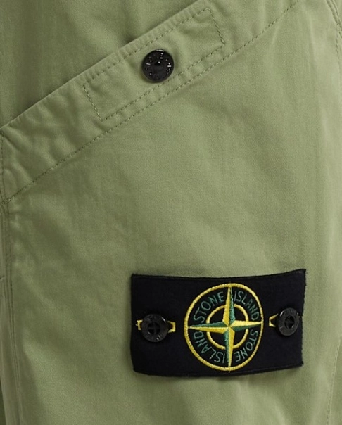 Stone Island Mid-rise Straight-leg Trousers