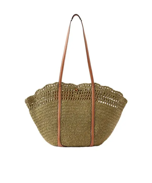 Ulla Johnson Curved Woven Handbag