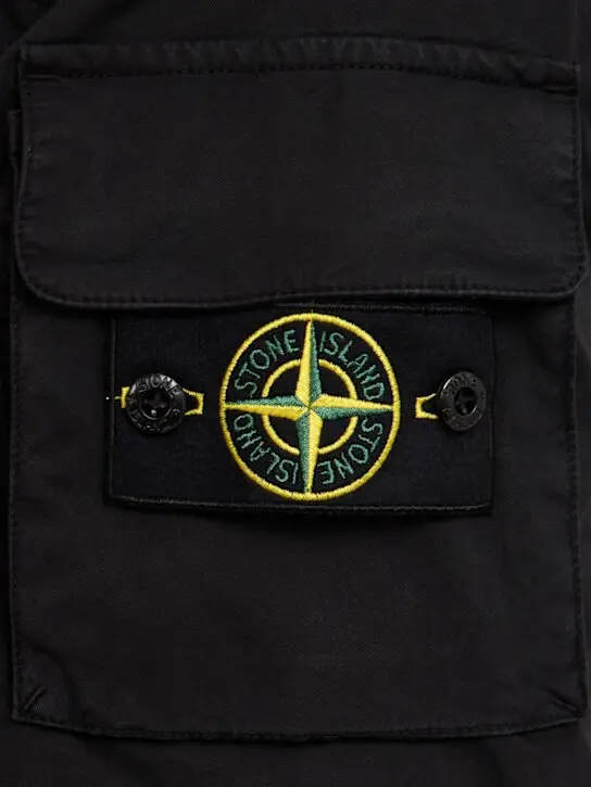 Stone Island Stretch Cotton Twill Shirt