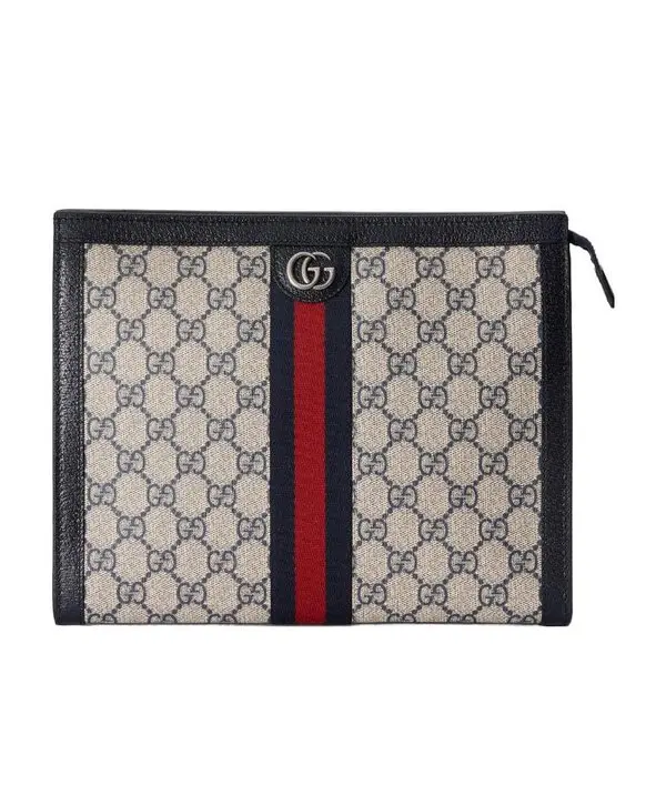 Gucci Mini Ophidia Gg Supreme Clutch Bag