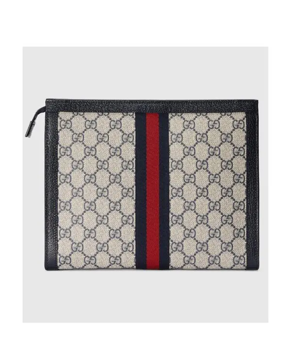 Gucci Mini Ophidia Gg Supreme Clutch Bag
