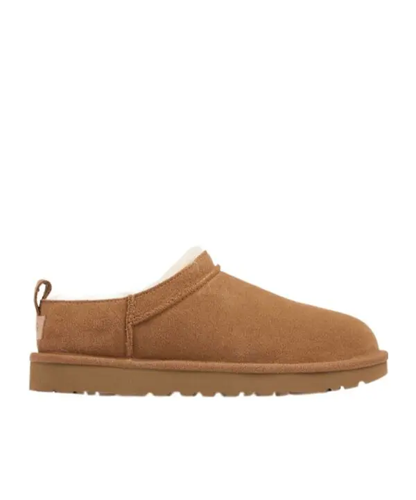 UGG Slip-on Booties With Low Collar - Brown