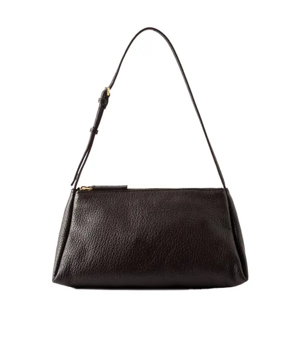Calvin Klein Textured-leather Shoulder Bag