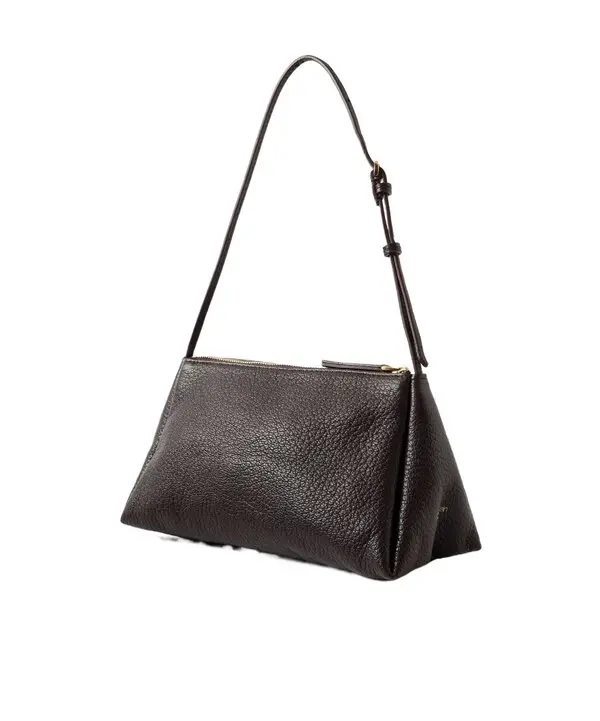 Calvin Klein Textured-leather Shoulder Bag