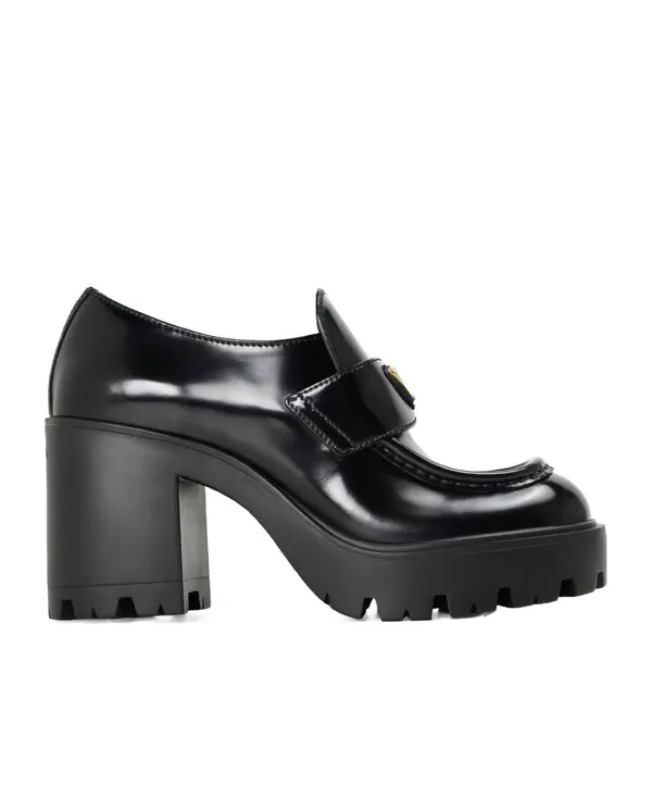 Prada Slip-on Loafer Heel Shoe