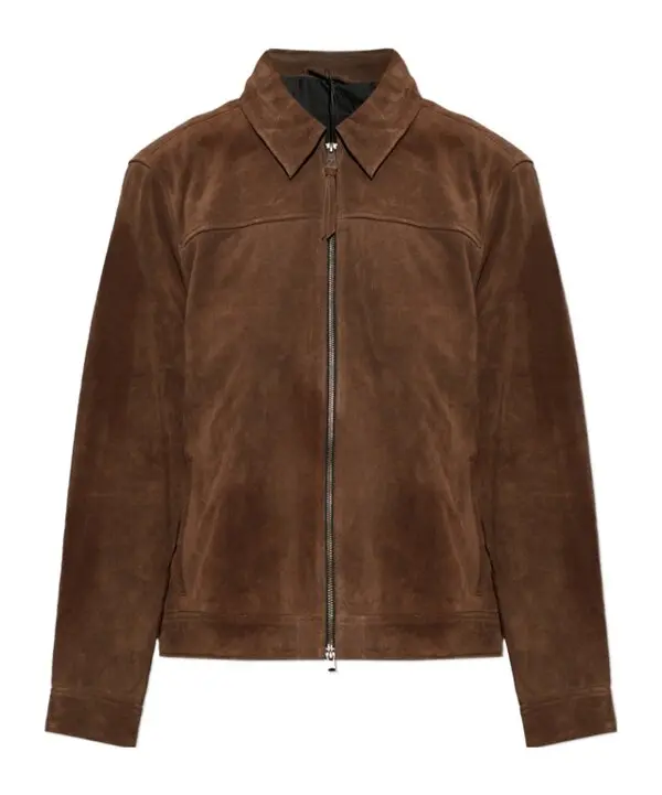 ALLSAINTS Suede Zip Jacket