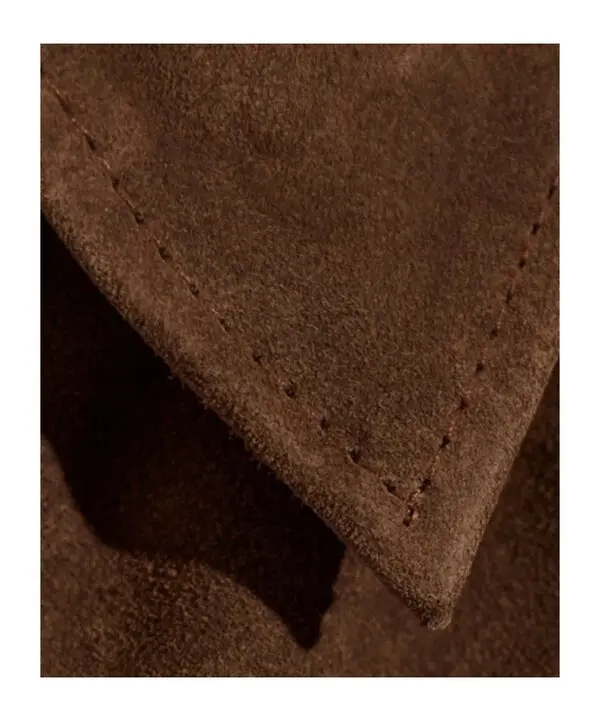 ALLSAINTS Suede Zip Jacket